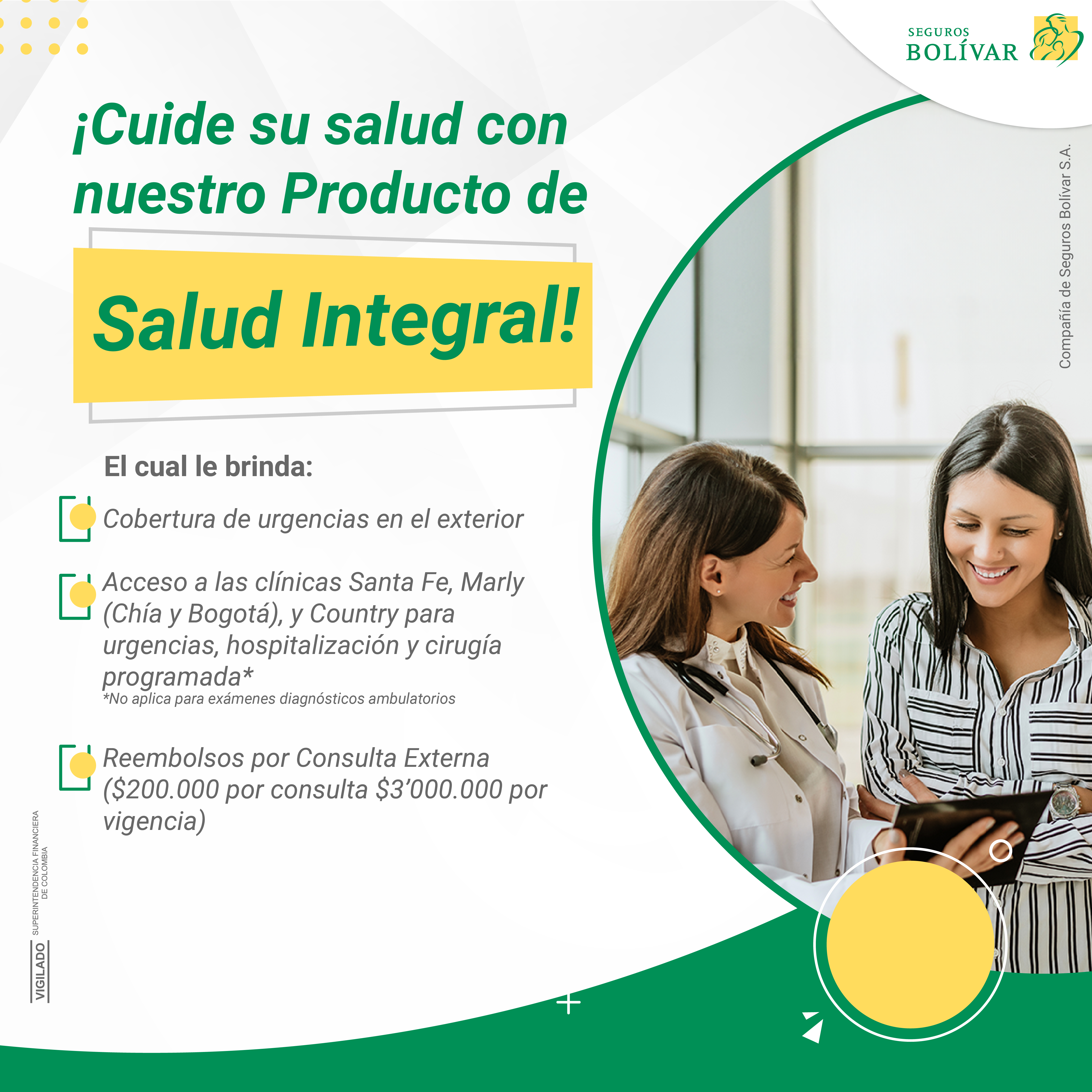 Seguro Salud Seguros Bolivar Coberturas